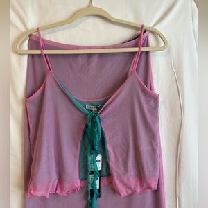 Fashion Nova | Skirts | Fashion Nova Miss Me Mesh Matching Skirt Set ...